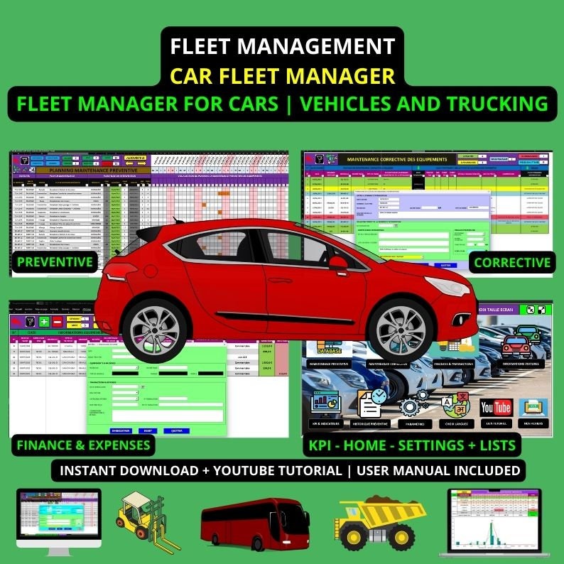 Car Fleet Manager | Machine Fleet Manager | Machinery Fleet Manager ...