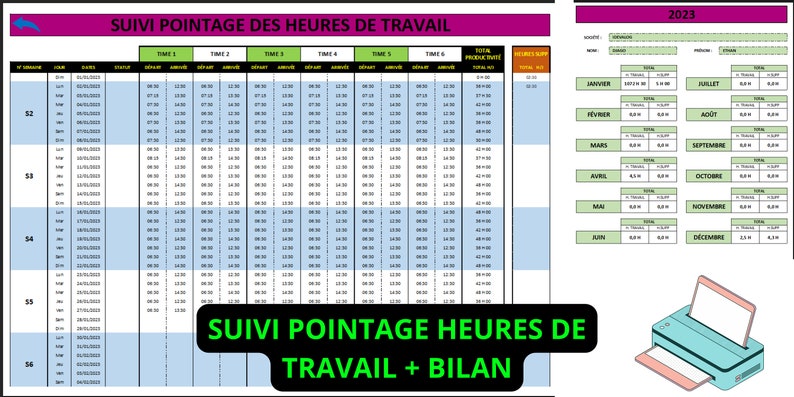 Tracking Employee Working Hours Excel Template Employee Work Schedule ...