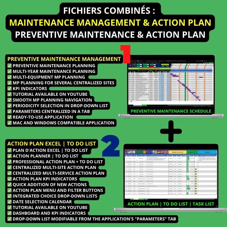 General Services: Preventive Maintenance on Excel + Action Plan on ...
