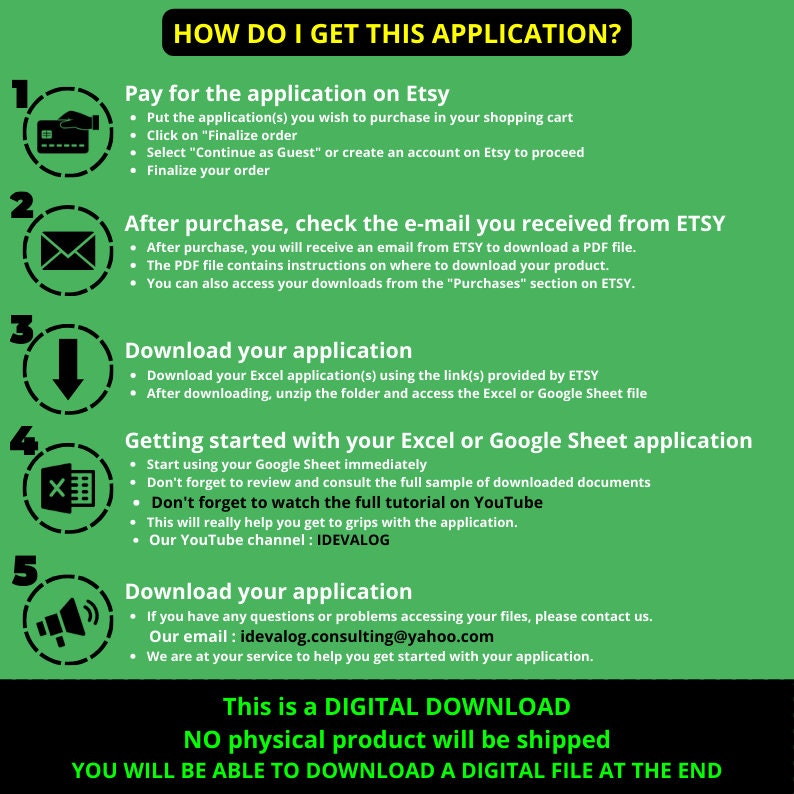 Excel Action Plan Task List TODO List Action Planner Professional ...