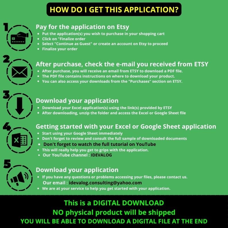 Preventive Maintenance Management Application on Excel / CMMS on Excel ...