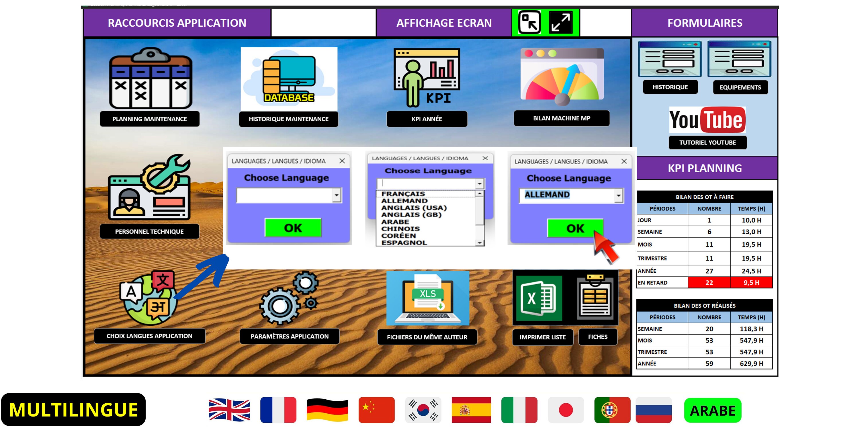 Preventive Maintenance Management Application on Excel / CMMS Excel ...