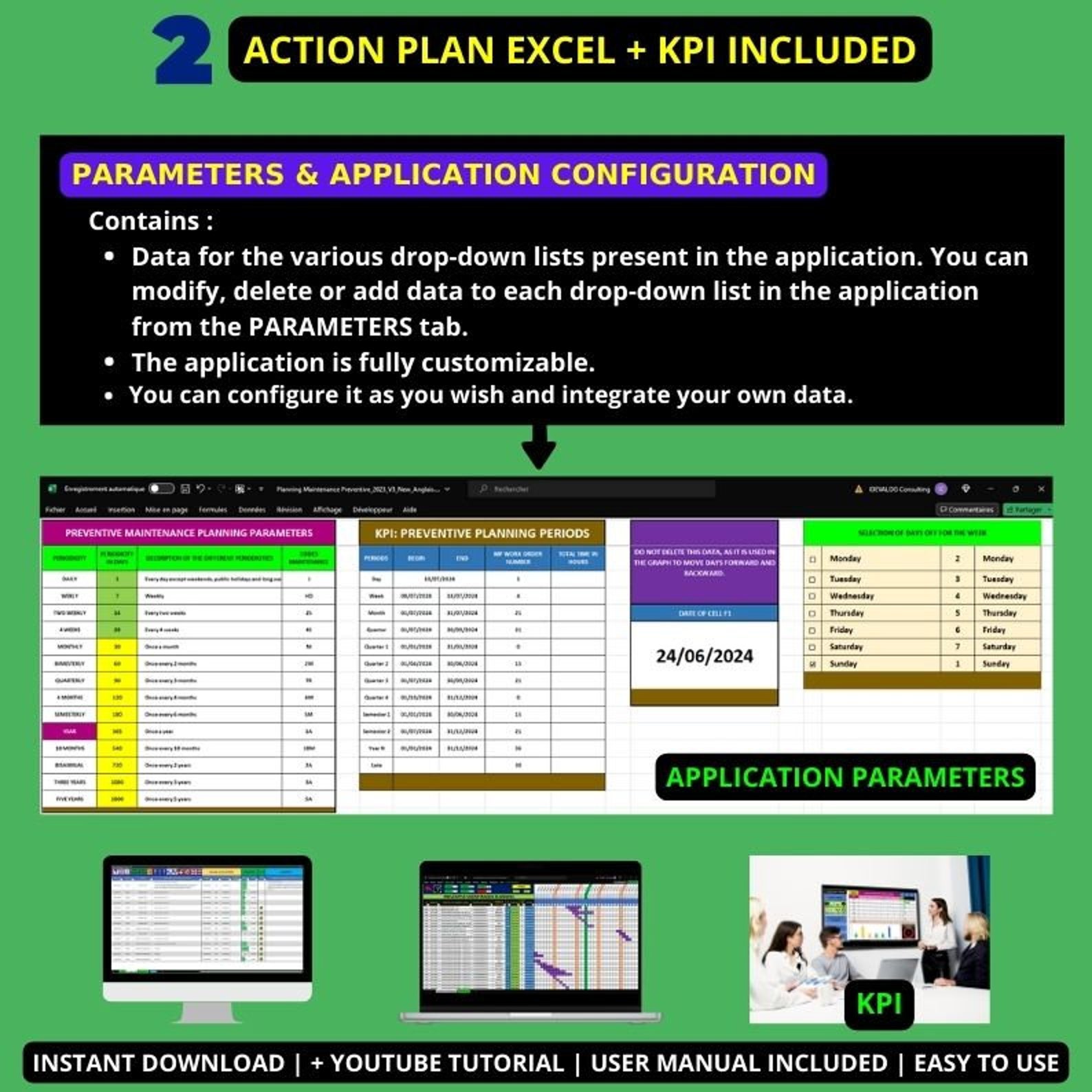 General Services: Preventive Maintenance on Excel + Action Plan on ...