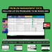 Problem Tracking Excel | Problem Tracking Excel Template for Tracking ...