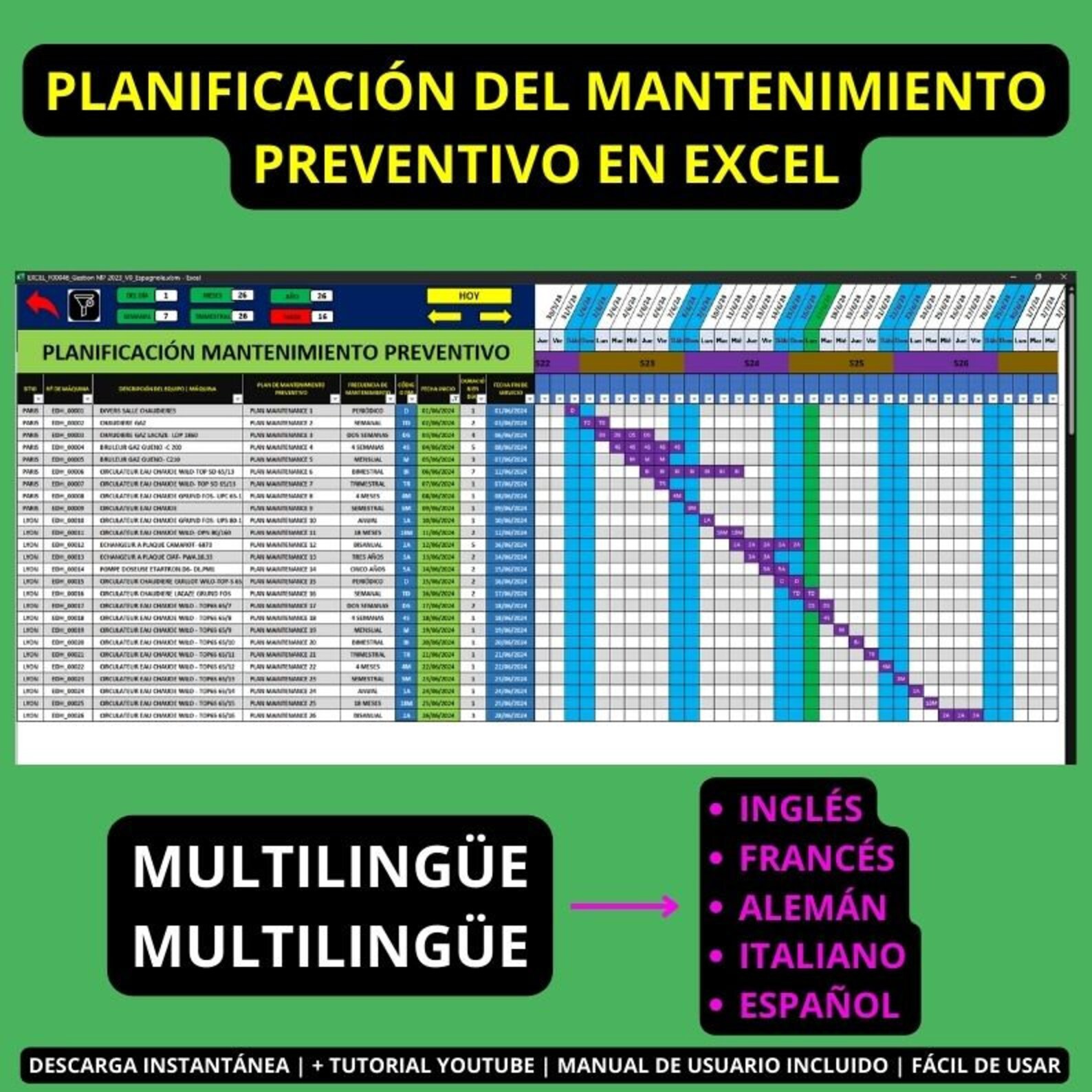 Excel Preventive Maintenance | Excel Preventive Maintenance | Excel ...