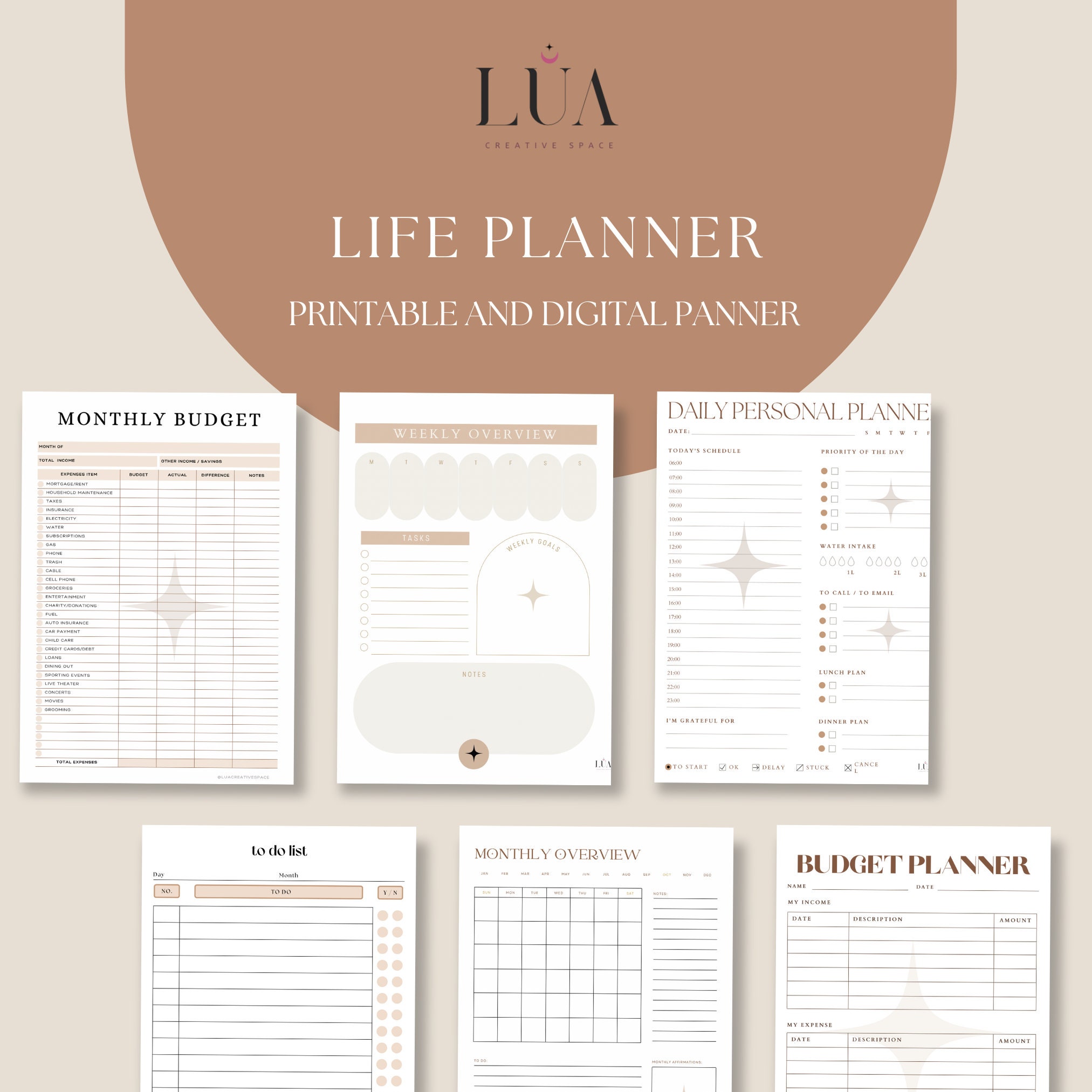 Life Planner Digital and Printable - Etsy