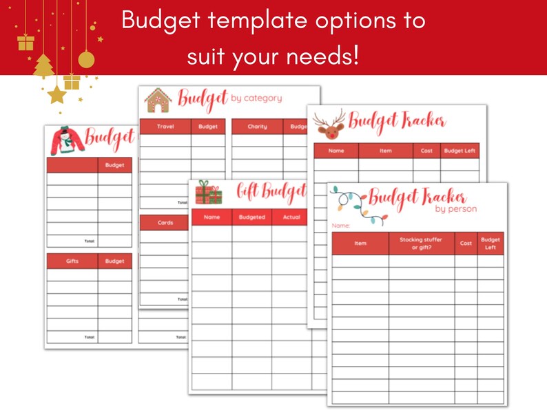 Holiday Planner Printable and Download, Christmas Planner, Christmas ...