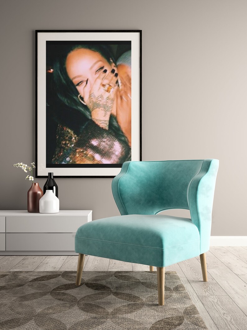 Rihanna Poster, Glam Poster, Fashion Art, Rihanna Fan Gift, Rihanna ...