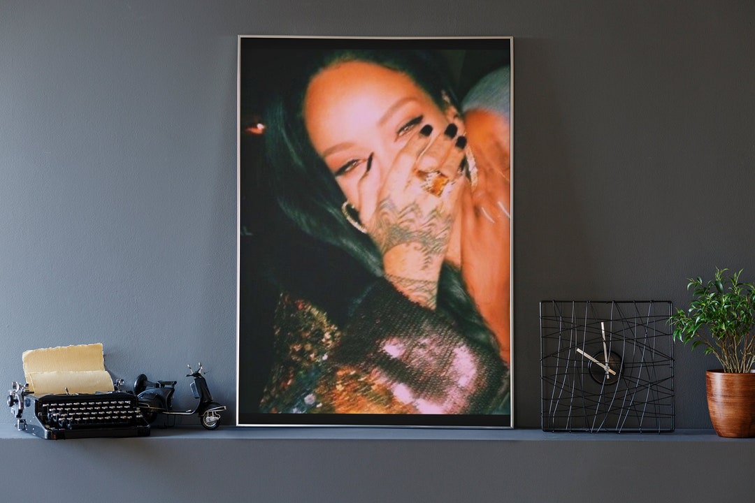 Rihanna Poster, Glam Poster, Fashion Art, Rihanna Fan Gift, Rihanna ...