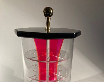 Display Case, Cylindrical Acrylic, for Trophy Golf Balls and Other ...