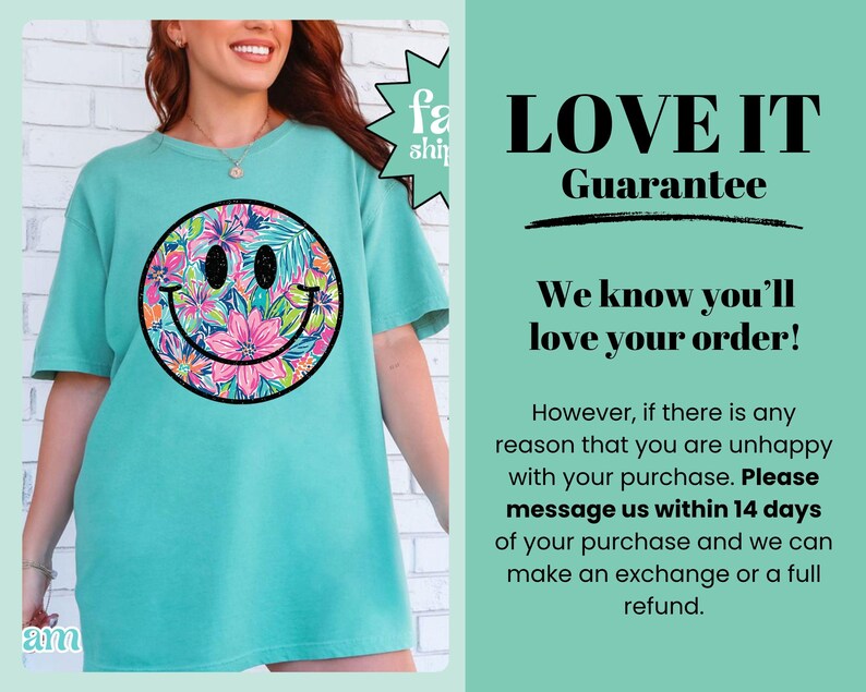 Comfort Colors® Smiley Face Shirt, Happy Face Graphic Tee, Retro Smiley ...