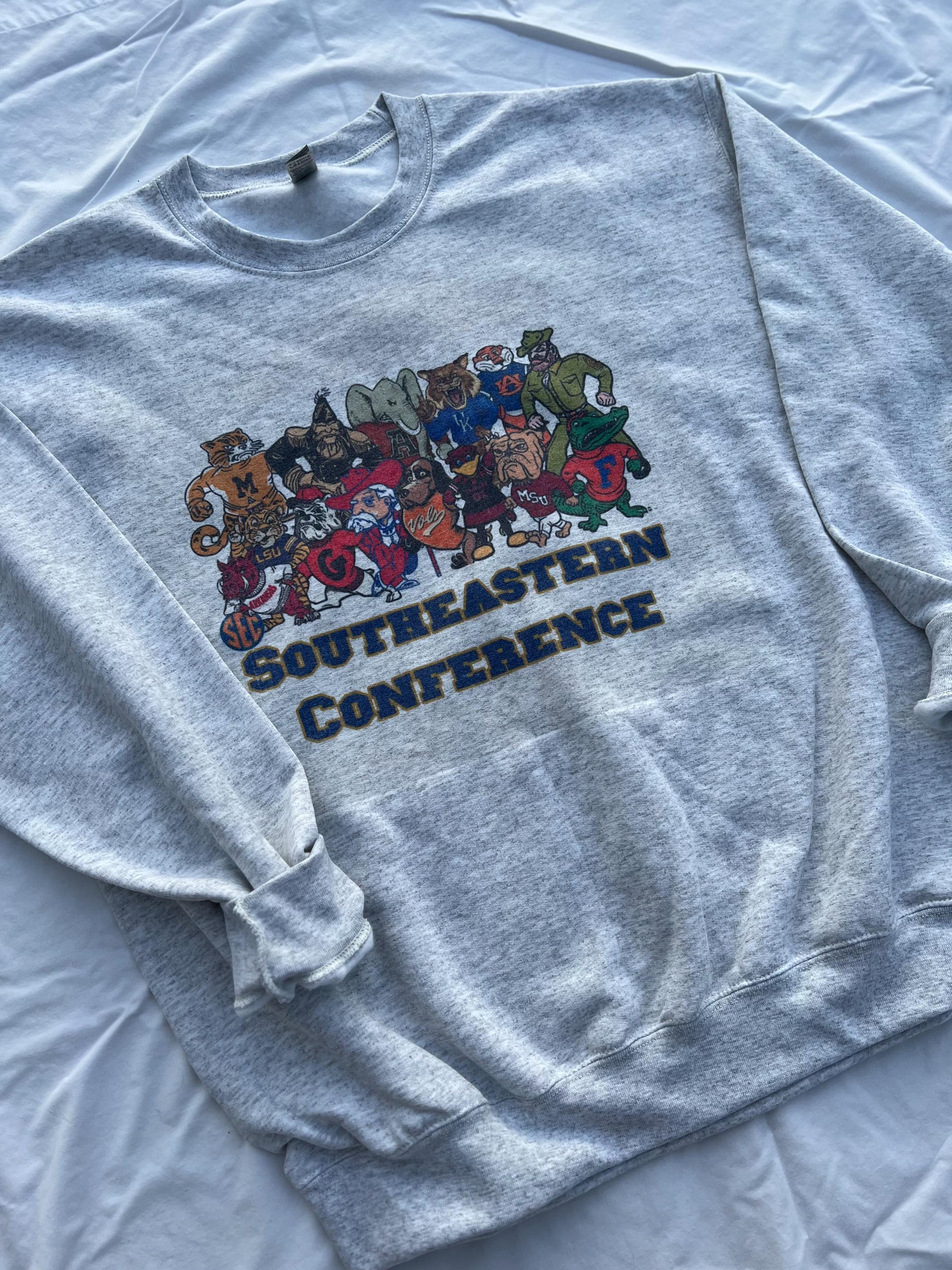 Vintage SEC Football Sweatshirt, SEC Football, Southeastern Conference ...