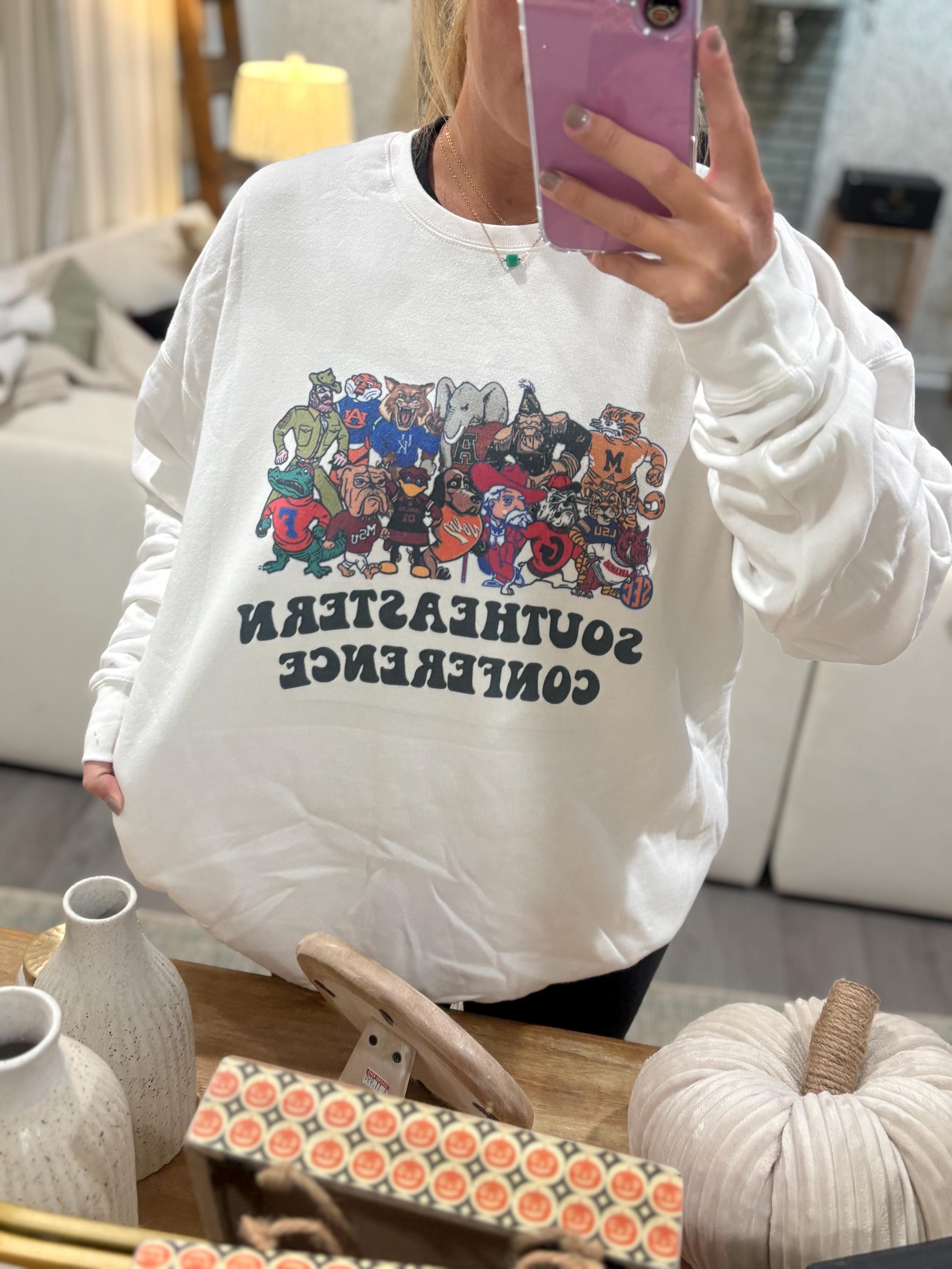 Vintage SEC Football Sweatshirt, SEC Football, Southeastern Conference ...
