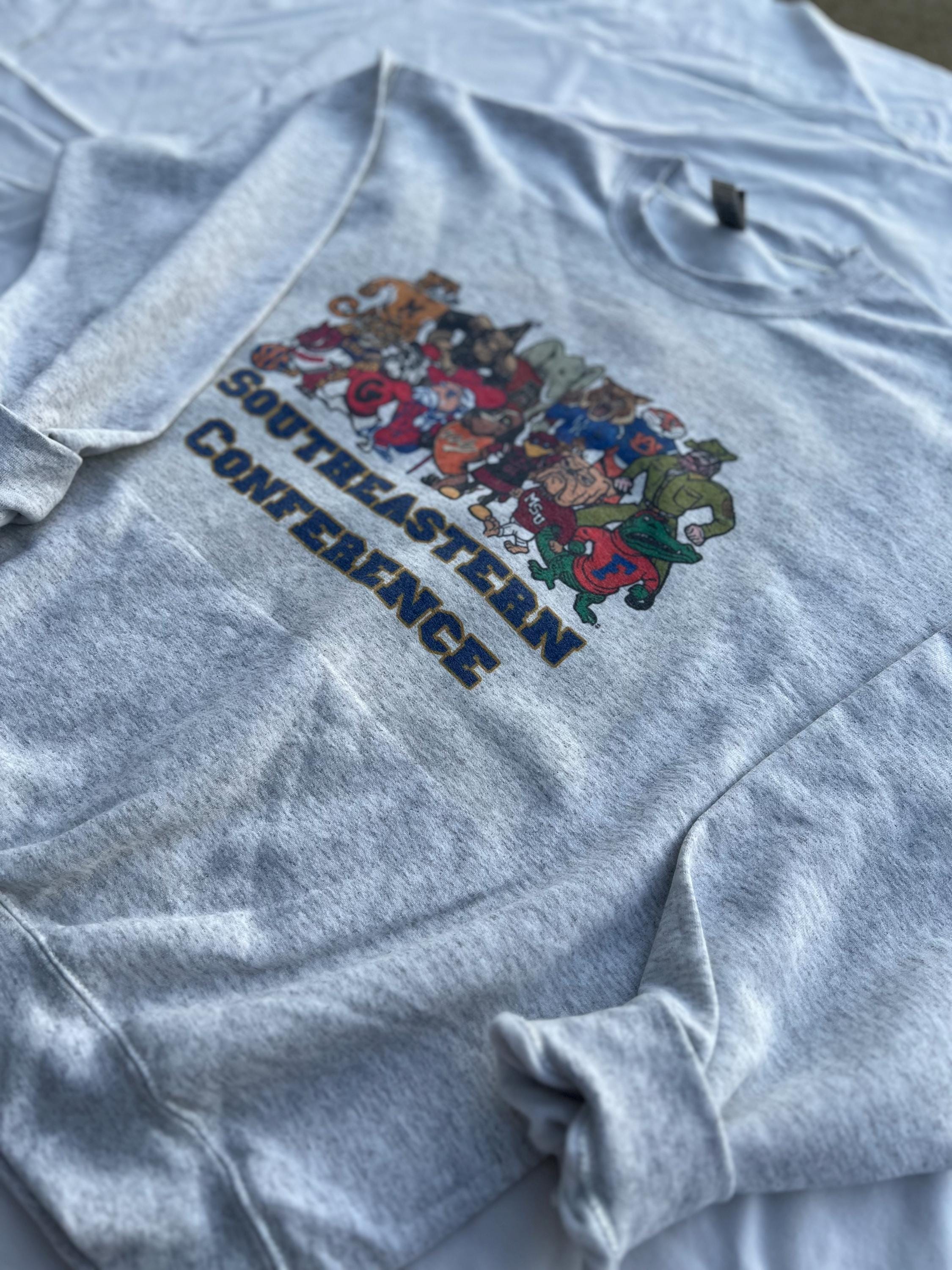 Vintage SEC Football Sweatshirt, SEC Football, Southeastern Conference ...