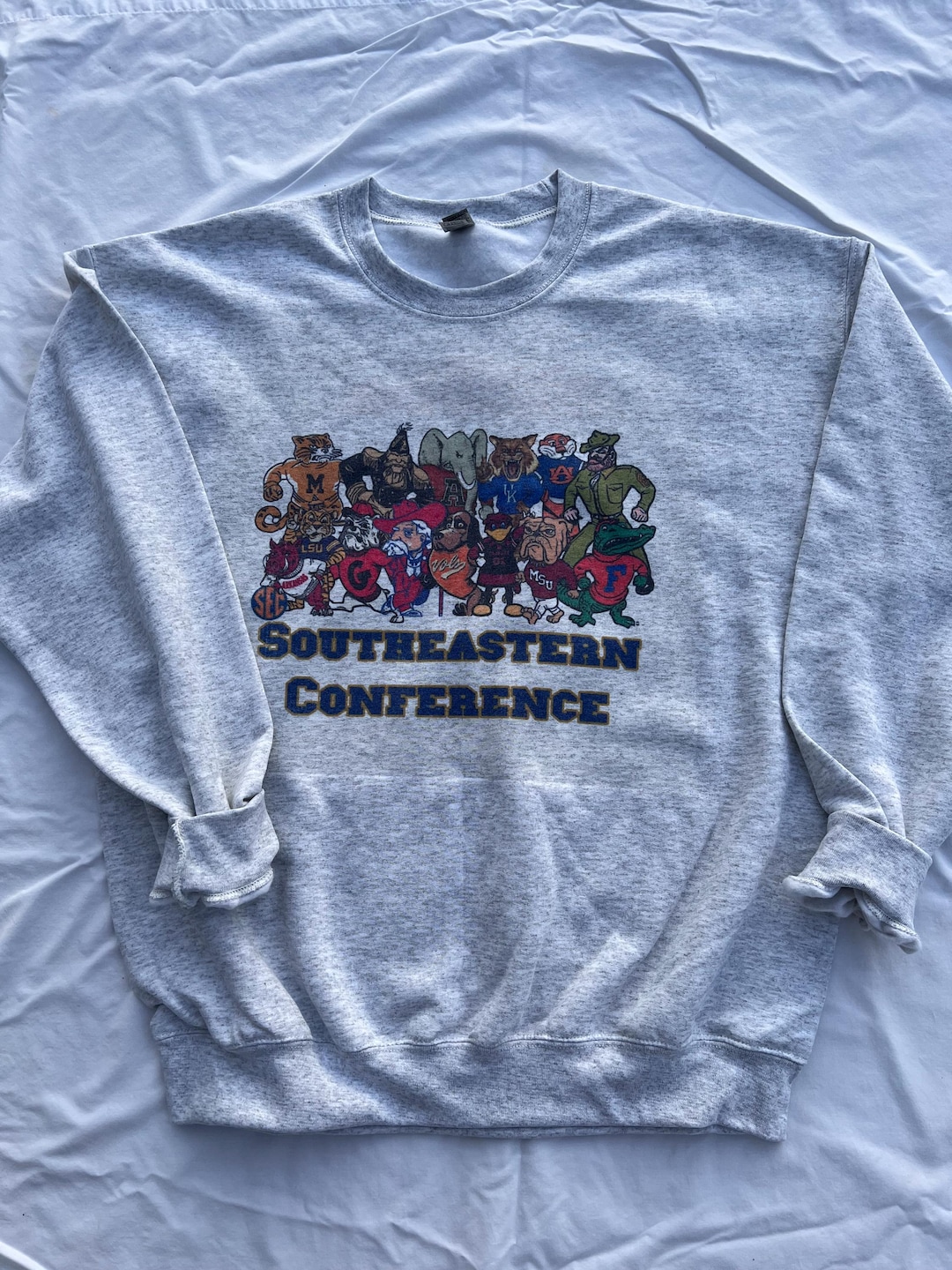 Vintage SEC Football Sweatshirt, SEC Football, Southeastern Conference College Football ...