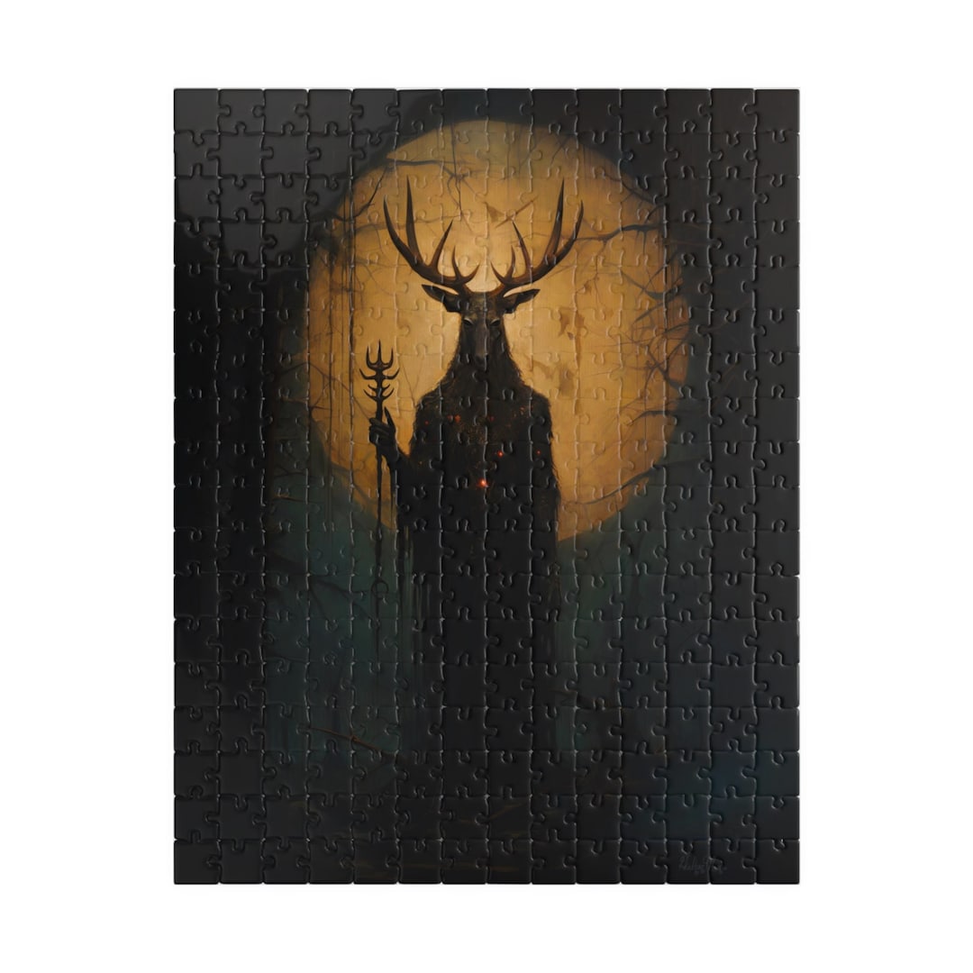 Slavic Wendigo 1000 Piece Puzzle Spooky Jigsaw Puzzle, Wendigo Gifts ...
