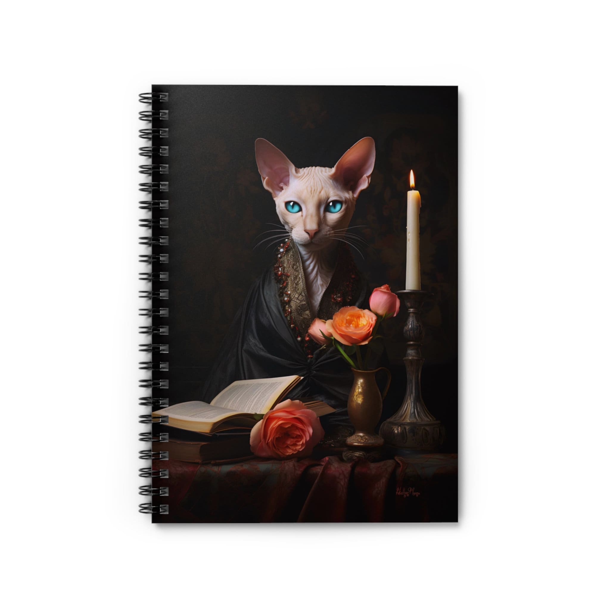 Cornish Rex Spiral Notebook | Cat Lover Gift, Aesthetic Writing Journal ...