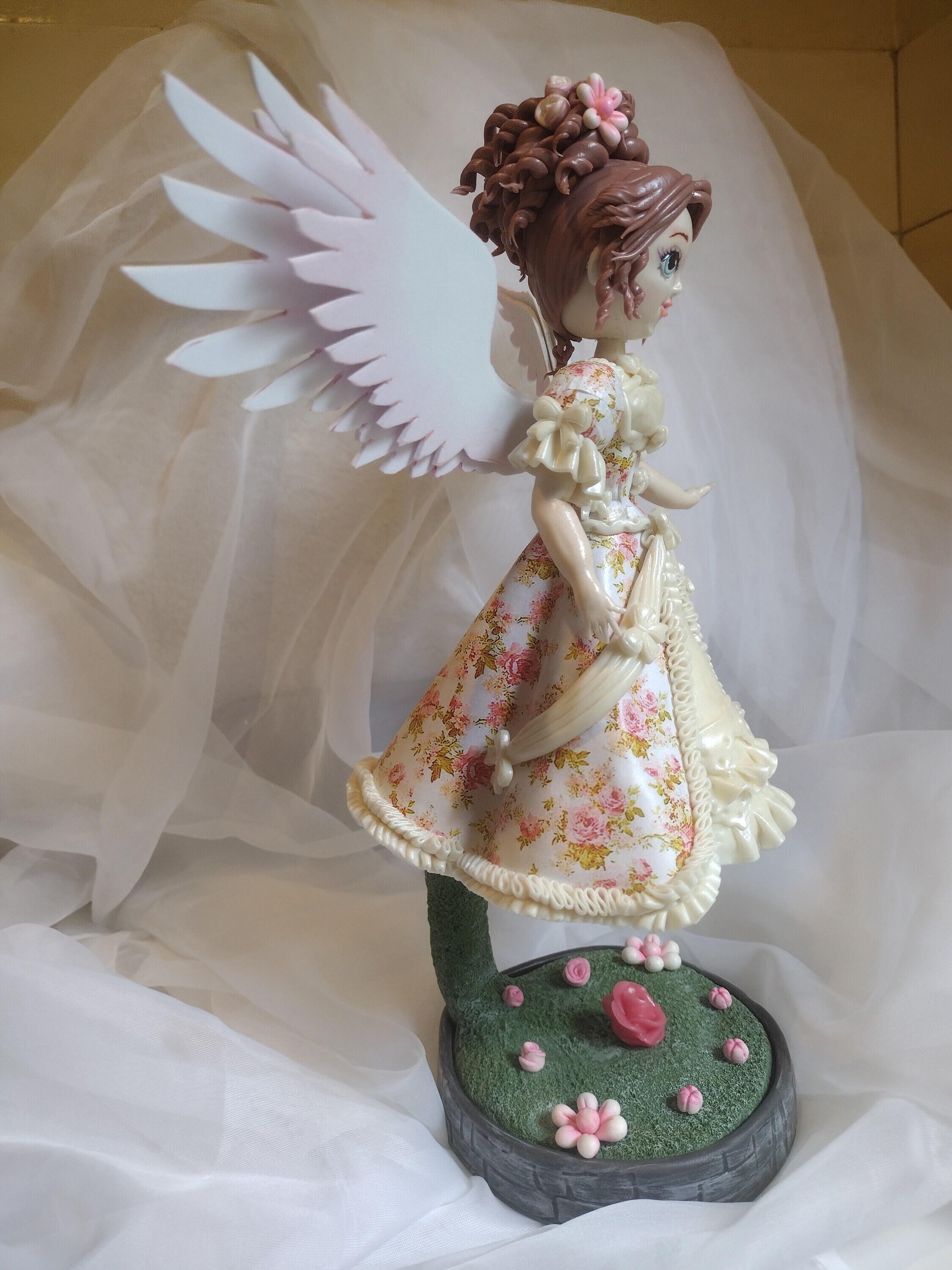 Angel Floating in Cold Porcelain - Etsy