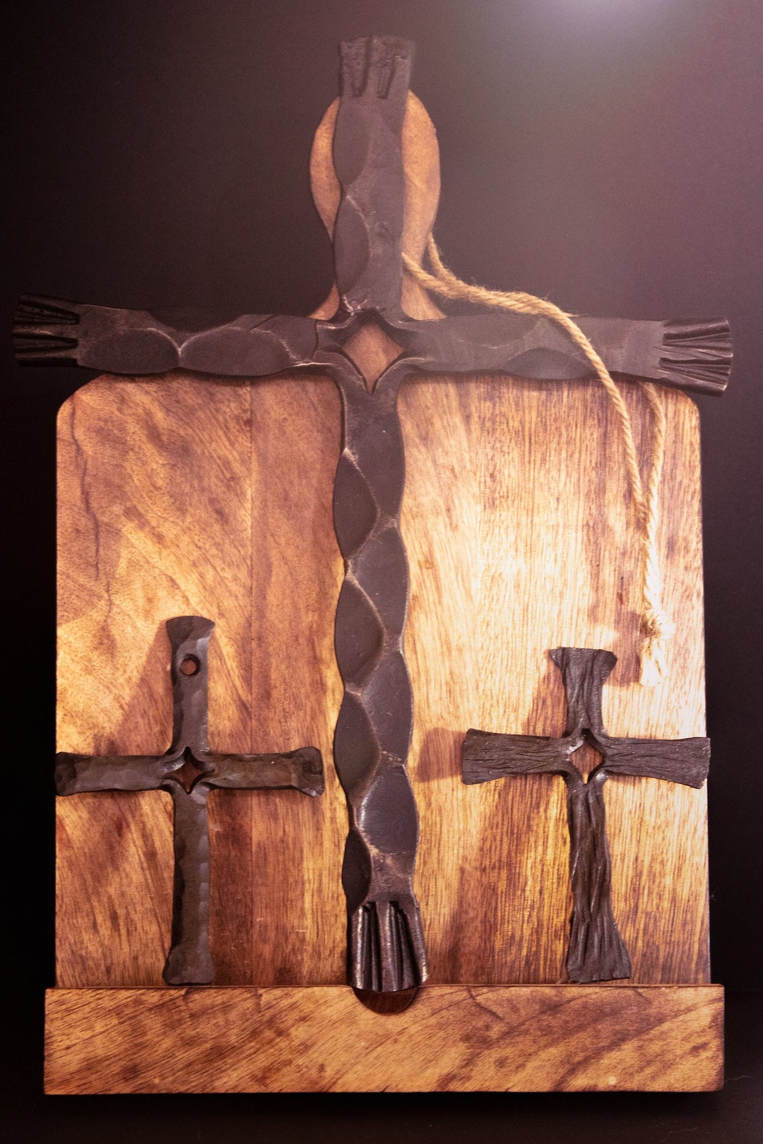 13in Forged Cross - Etsy