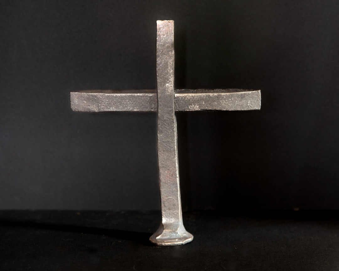 Freestanding Railroad Spike Cross - Etsy