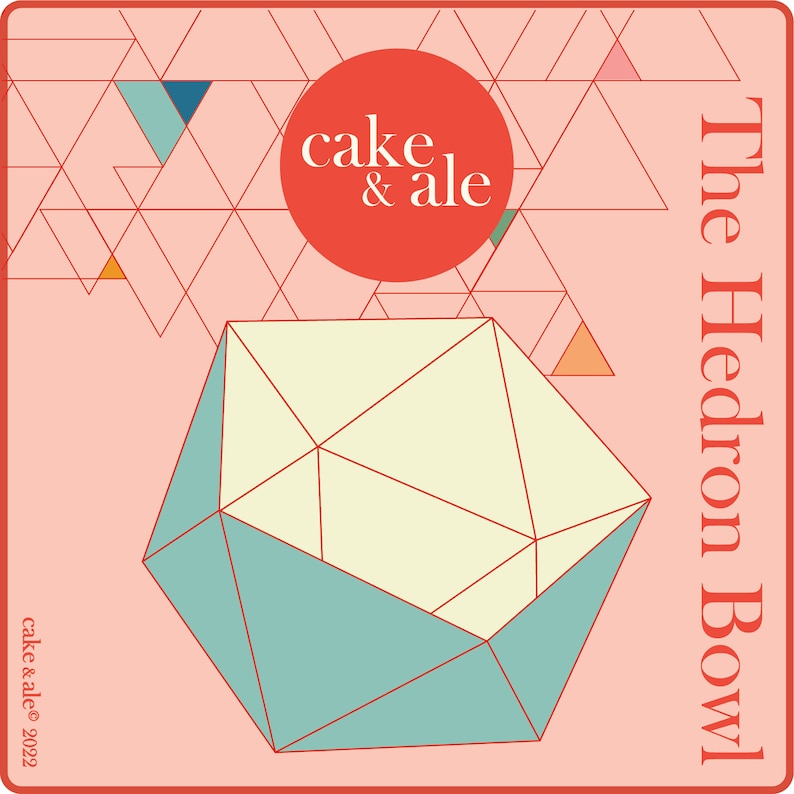 PDF Pattern - the Hedron Bowl (english Paper Piecing) - Etsy