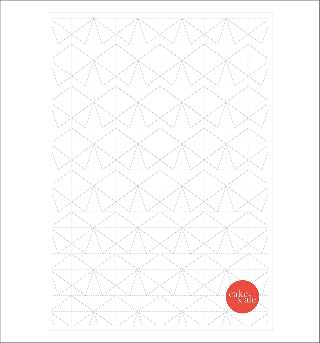 English Paper Piecing Grid - One Inch Pentagon - Etsy