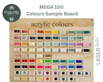 DIGITAL DOWNLOAD Material/color Sample Board Svg, Digital Cut File ...