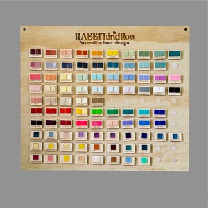 Acrylic Sample Display Board | XL Mega 100 Different Colours - Etsy