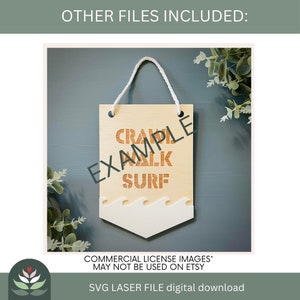 Crawl Walk Surf | SVG | Digital Download | Surfing | Beach | Surfing ...