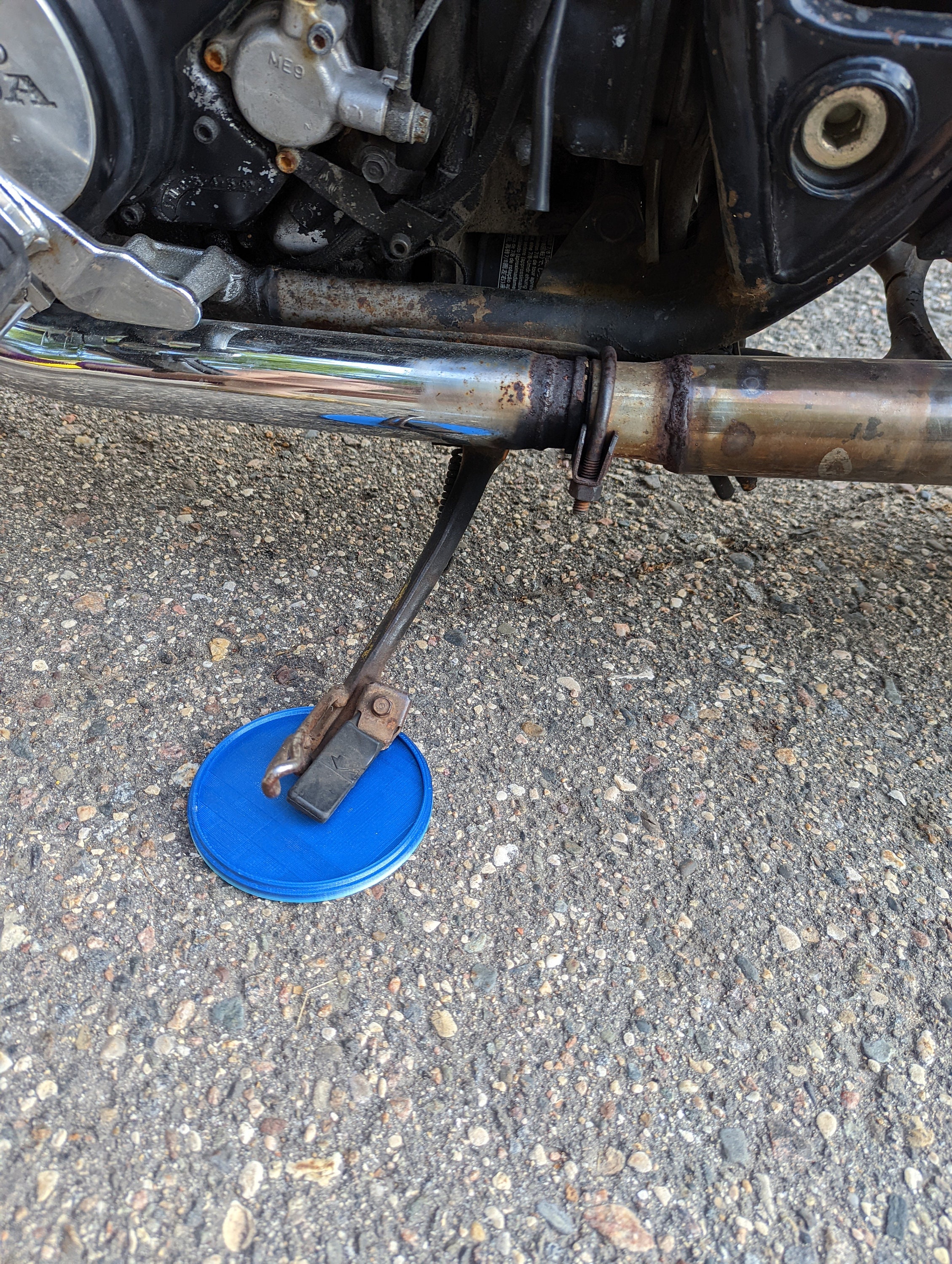 PLA Motorcycle Puck Dark Blue to Light Blue - Etsy