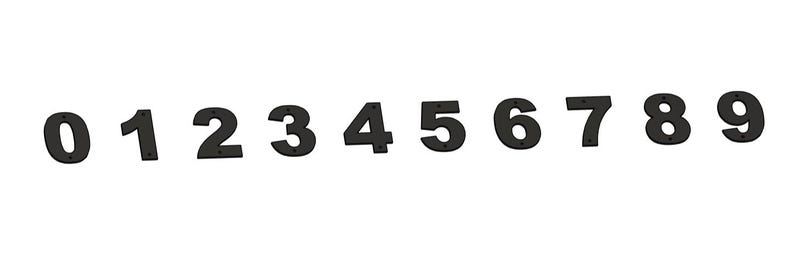 6" House / Hanging Numbers Dxf's Style A - Etsy