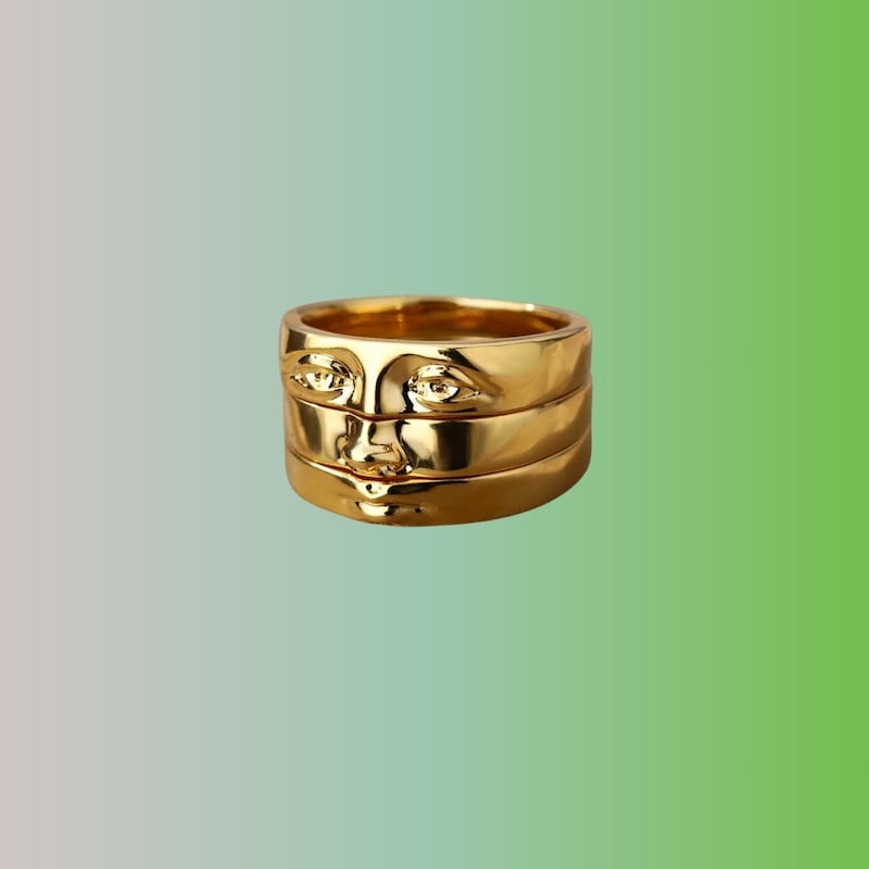 Mouth Gold Rings - Etsy