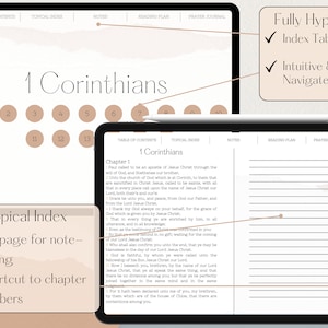 Digital Journaling Bible | KJV Bible | Hyperlinked | iPad Android Bible ...