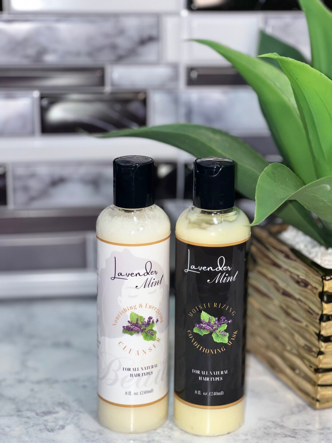 Lavender Mint Shampoo & Conditioner Duo - Etsy