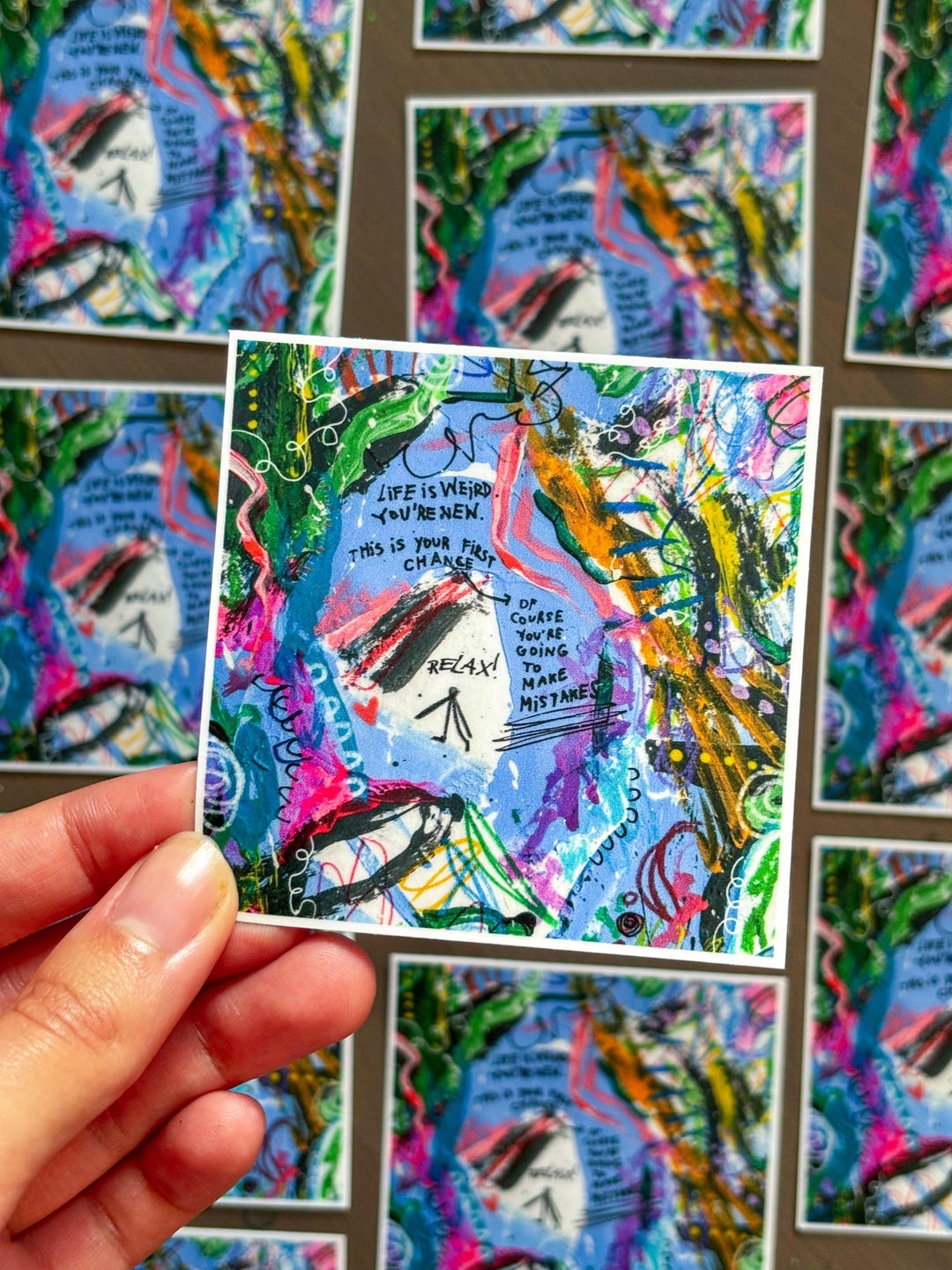 Relax STICKER - Etsy