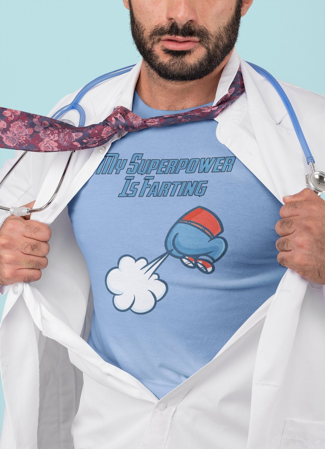 Farting is My Superpower is a Funny Fart T-shirt That Makes a Great ...