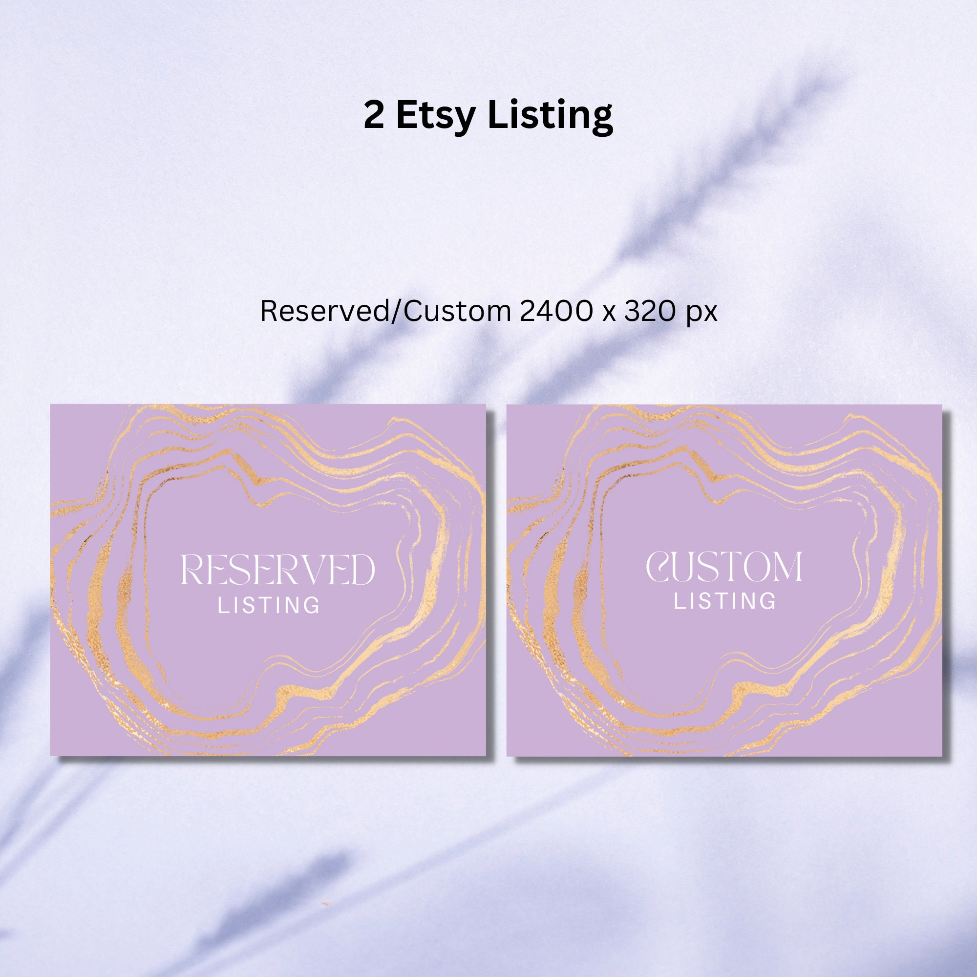Purple Etsy Shop Banner Template: Editable Media Kit (digital Download ...