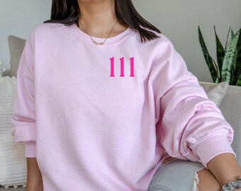 111 Angel Number Sweater Angel Wings Crewneck Angel Aesthetic - Etsy