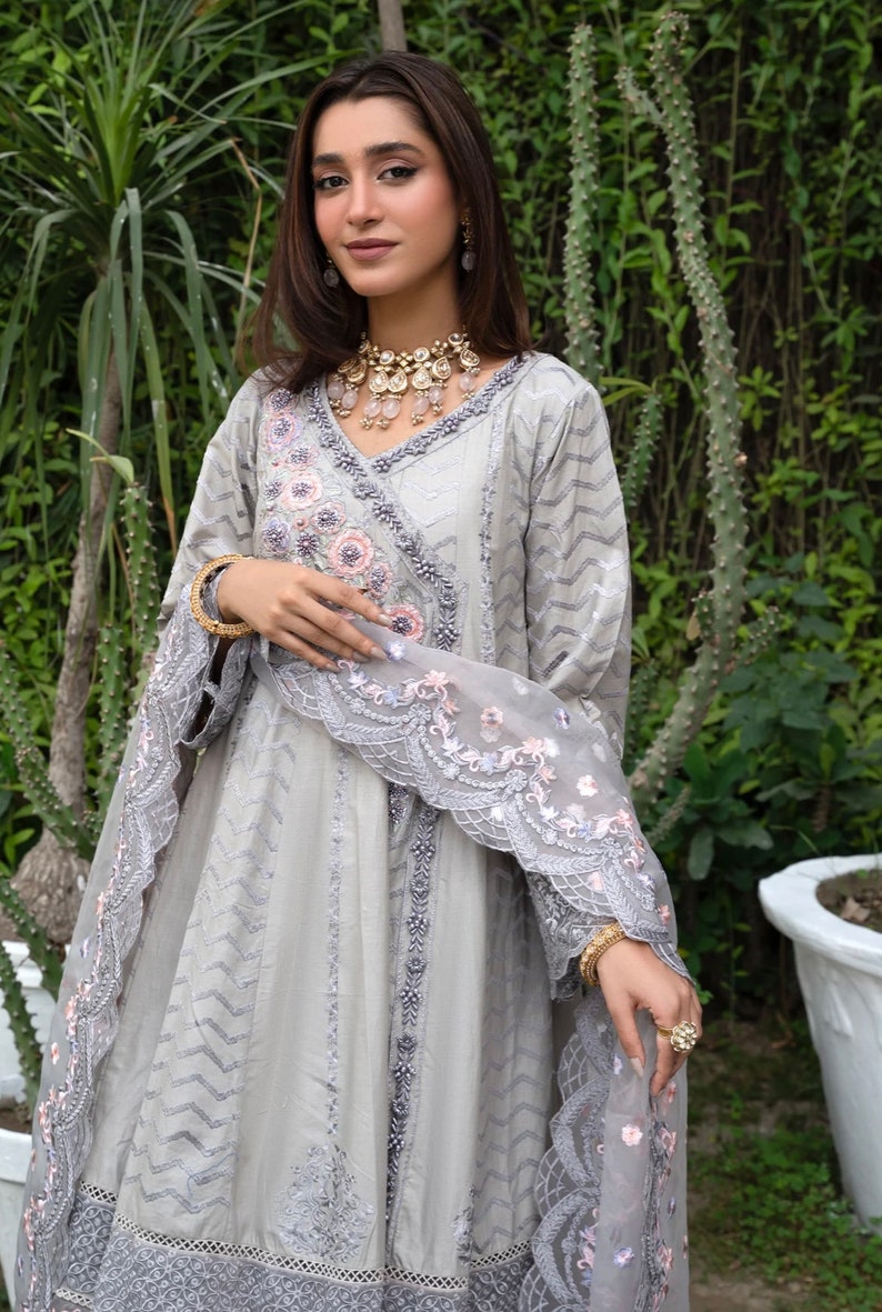 Pakistani Designer 3 Piece Readymade Outfit. Brand : Elahe - Etsy