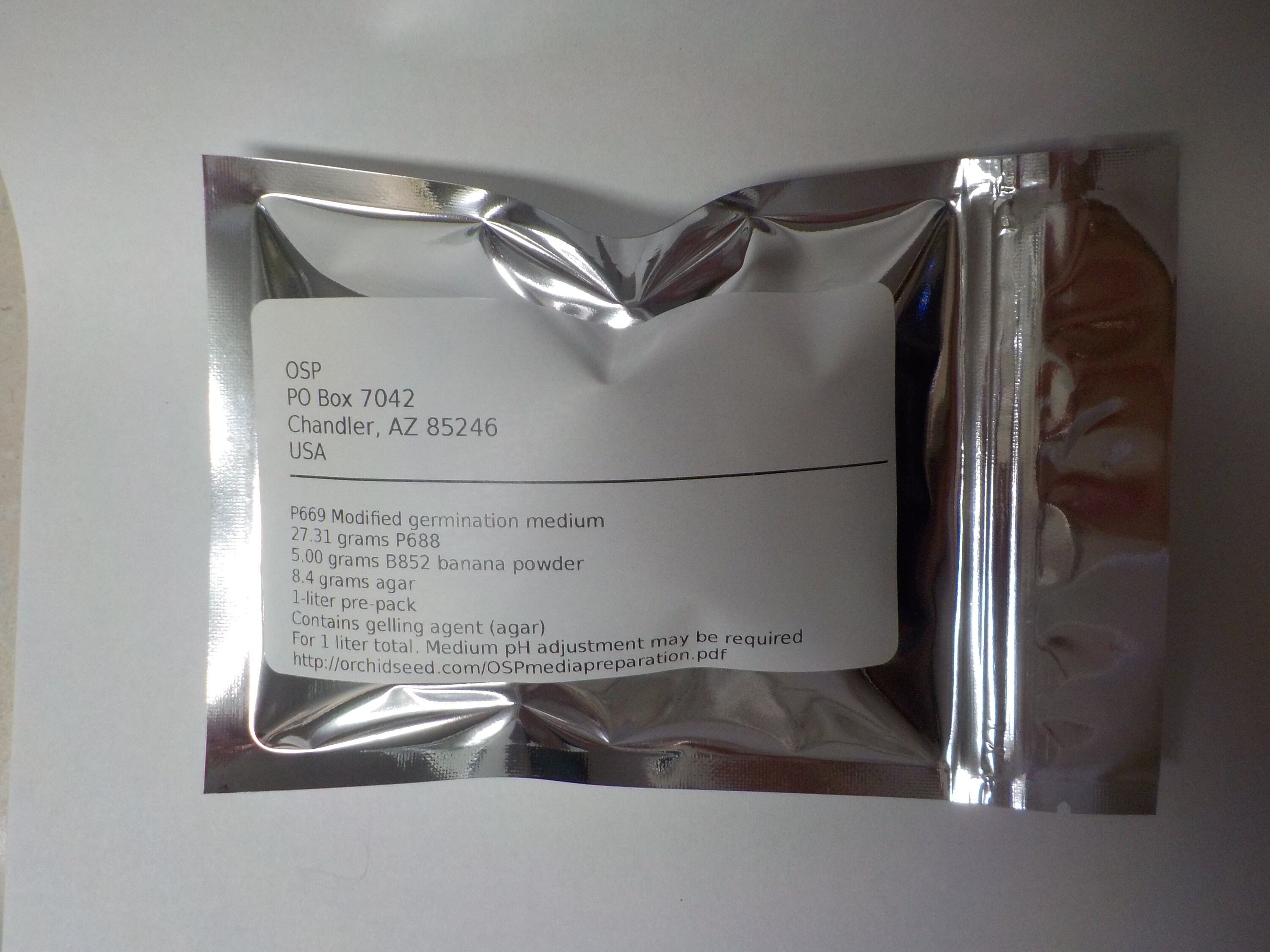 P669 Orchid Seed Germination Medium - Etsy