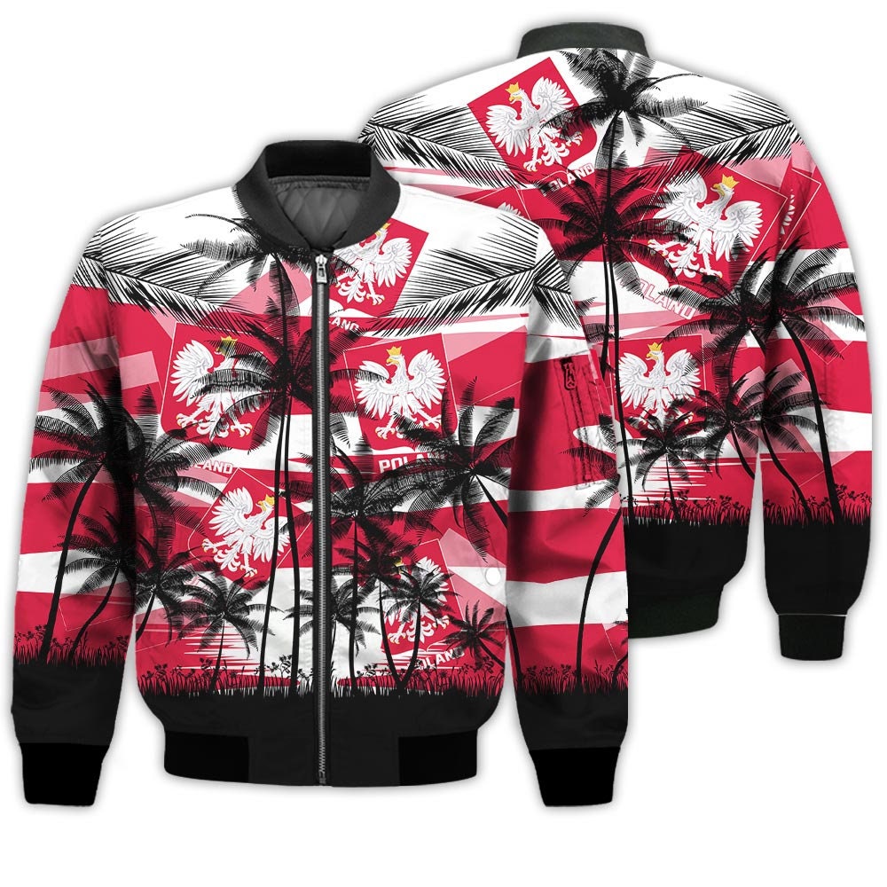 Poland Coconut Pattern Hawaiian Soccer Team, Poland World Cup 2022 3D ...