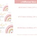 Boho Rainbow Thank You Cards Template Design for Small - Etsy
