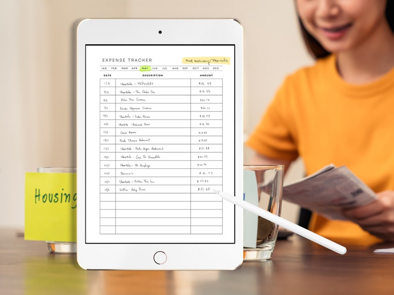 Daily/monthly Expense Tracker for Household/minimal Finance Planner ...