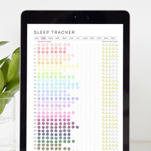 Sleep Tracker Printable/sleep Habit Tracker Planner Insert/daily ...