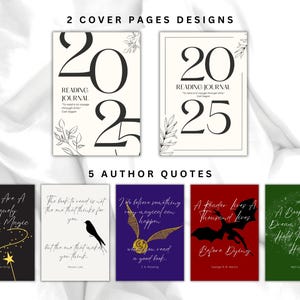 2025 FULL Reading Journal Printable/35 Pages Digital Book Reading ...
