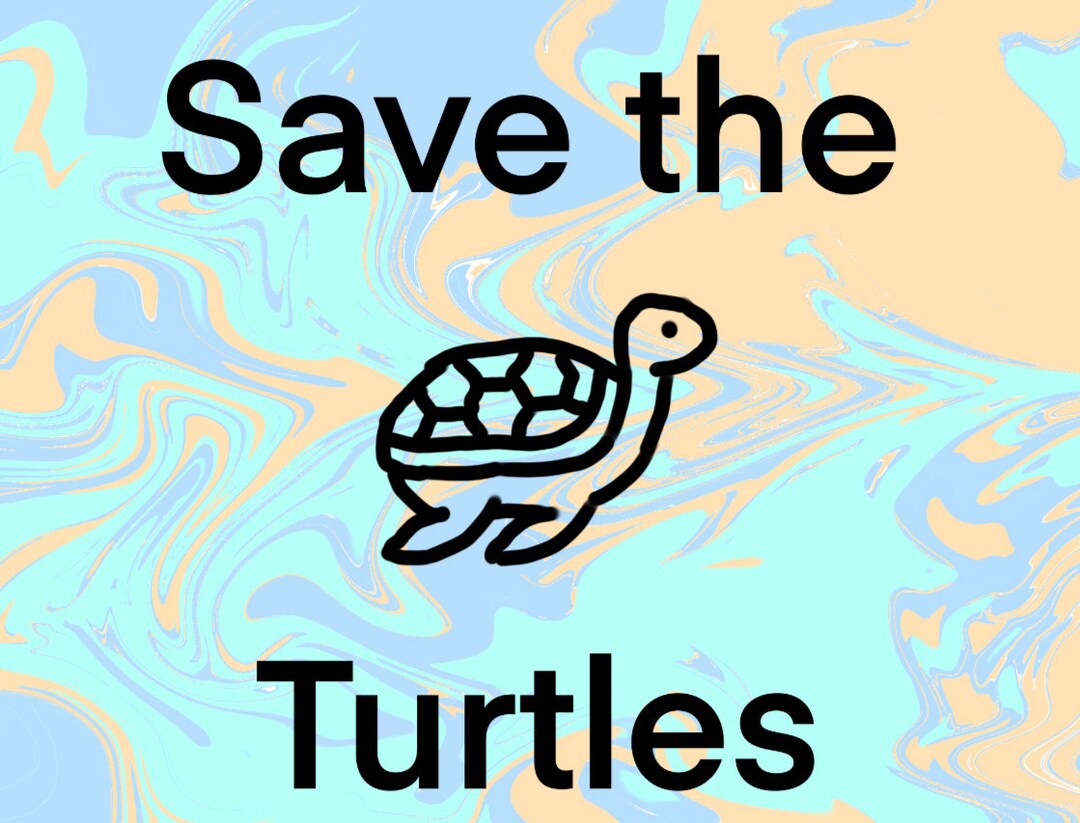 Hedgehog and Save the Turtle Sea Turtle Vinyl Stickers - Etsy