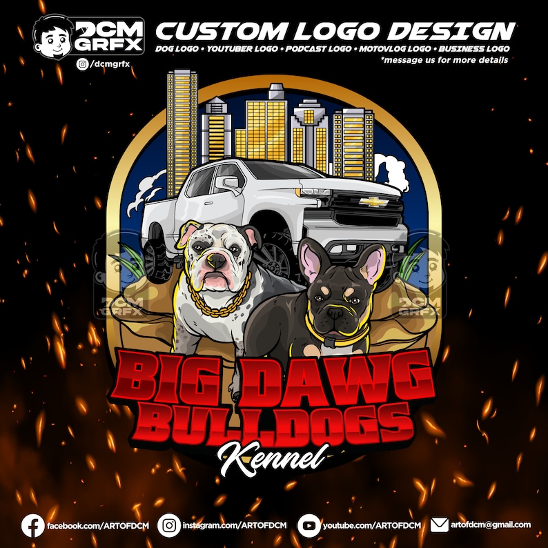 Custom Kennel Logo, Dog Logo, Breeder Logo - Etsy