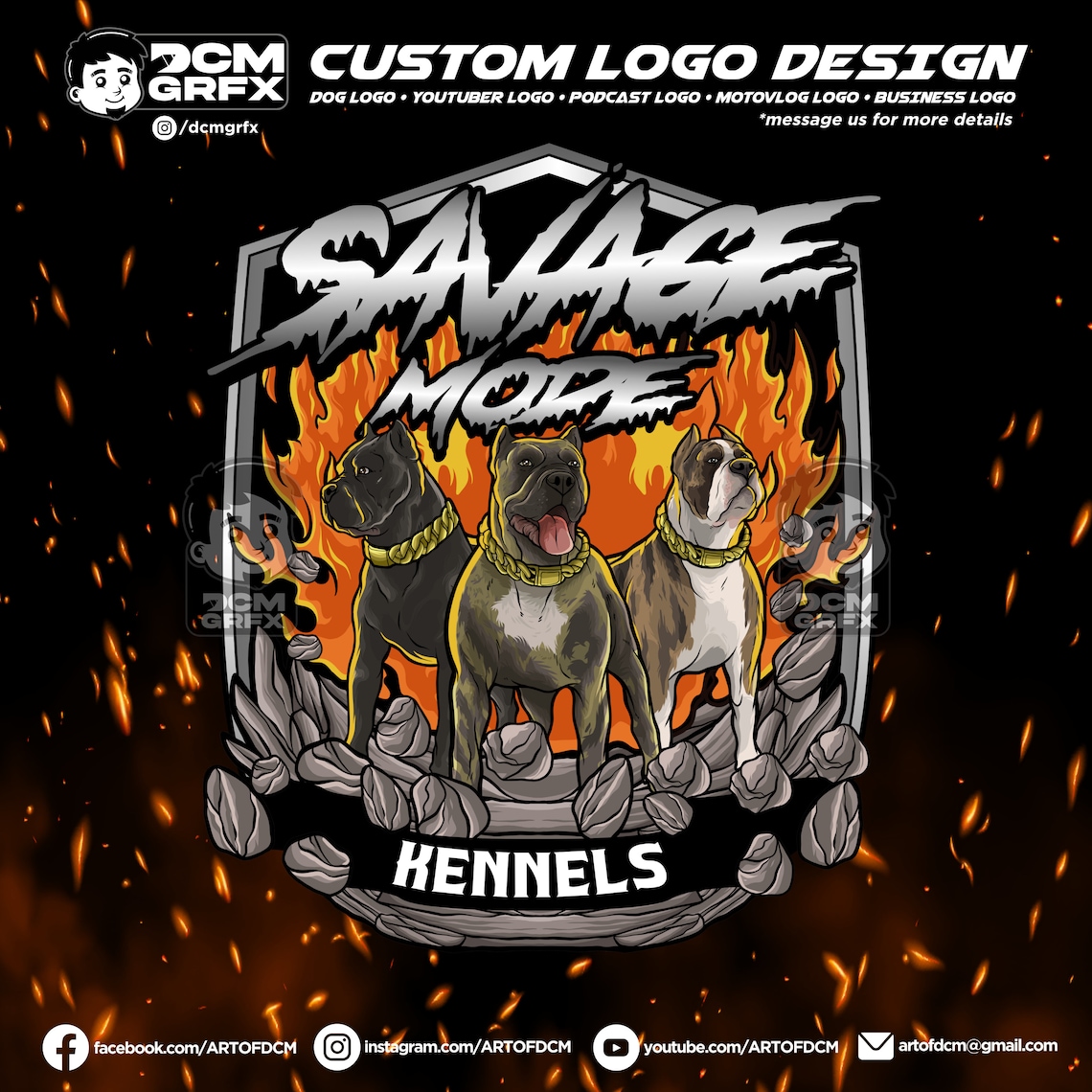 Custom Kennel Logo, Dog Logo, Breeder Logo - Etsy