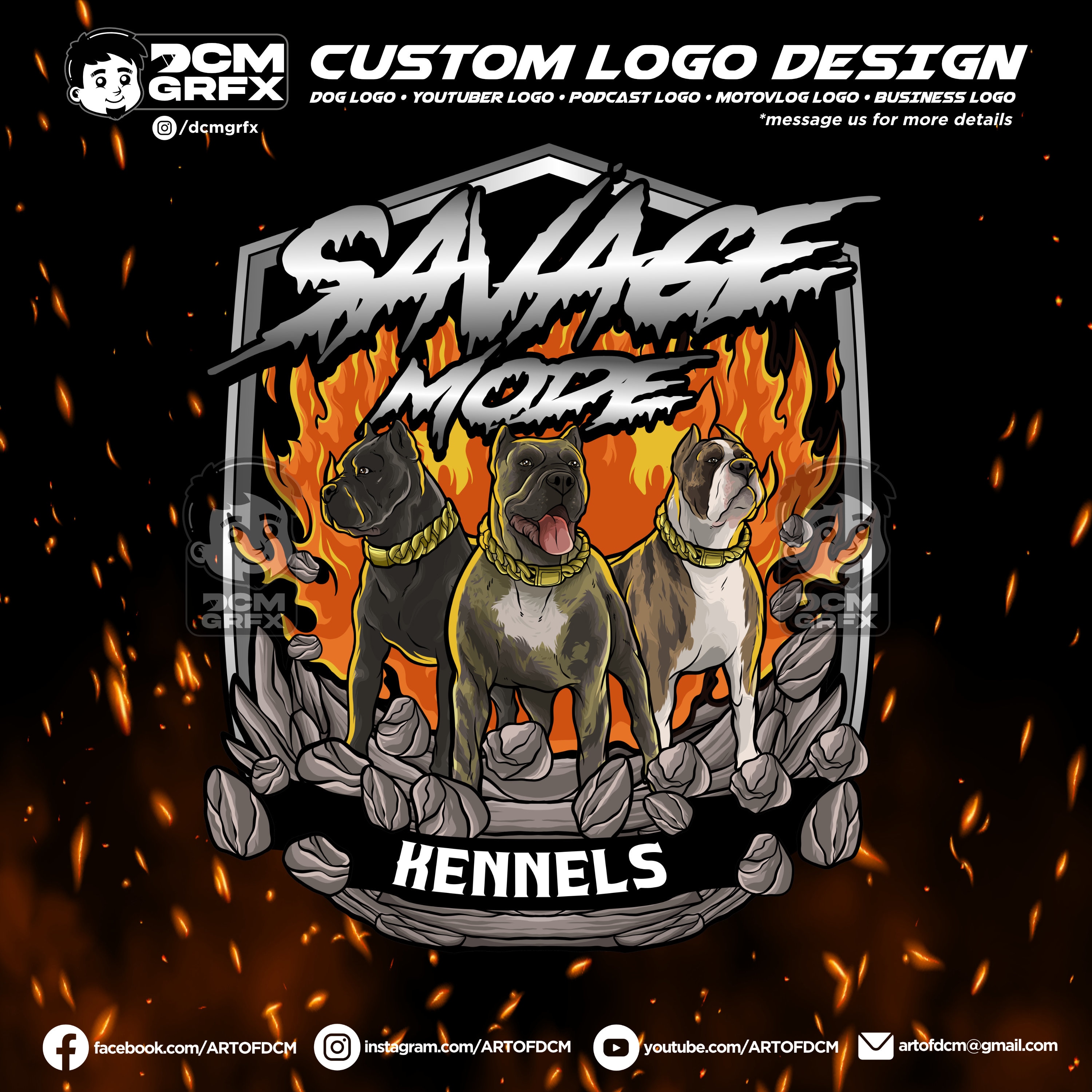 Custom Kennel Logo, Dog Logo, Breeder Logo - Etsy