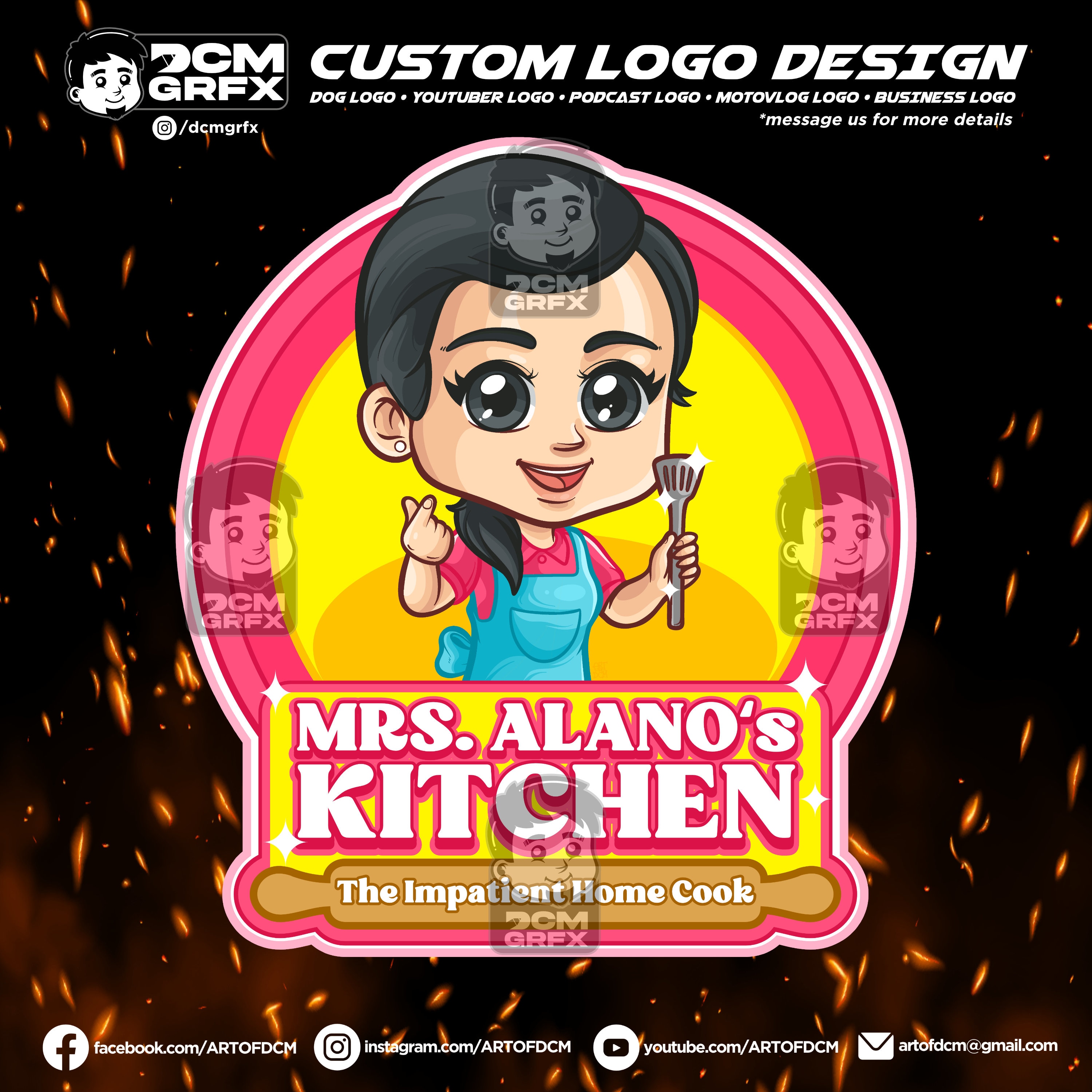 Custom Business Logo, Mascot Logo - Etsy